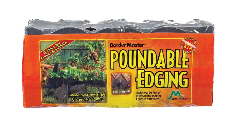 Master Mark Border Master Poundable Edging Black 97220 – TheGardenStore.com