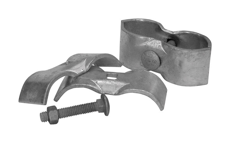 YardGard 4.75 in. L Galvanized Silver Steel Panel Clamp Set 328526C ...