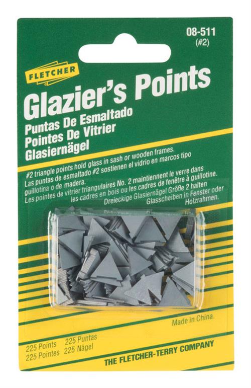 Fletcher #2 Glazier's Triangle Points 225-Pack 08-511 – TheGardenStore.com