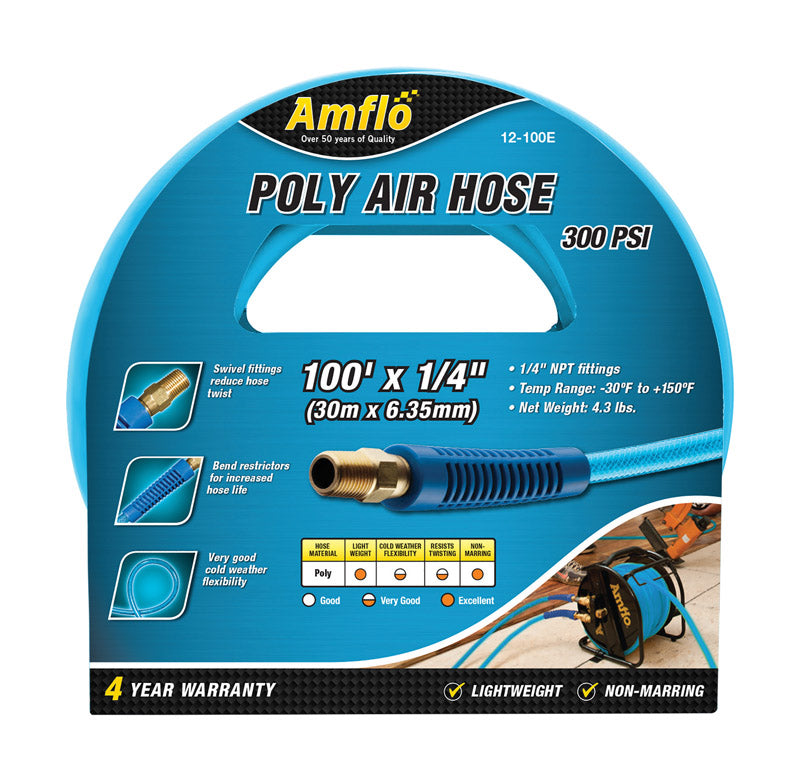 AmFlo 1/4 inch x 100 Foot Air Hose 12-100E – TheGardenStore.com
