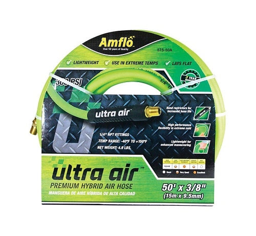 Amflo 3/8 inch x 50 Ft Ultra Air Hybrid Air Hose 575-50A ...