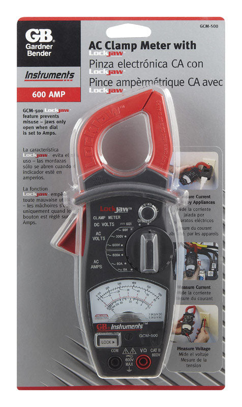 Gardner Bender GCM-500 Analog Clamp Meter – TheGardenStore.com