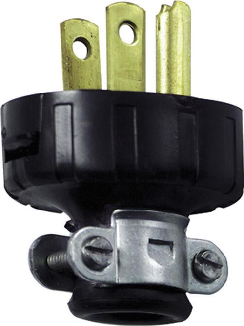 Leviton 2-Pole 3-Wire Straight Blade Grounding Plug 48648 ...