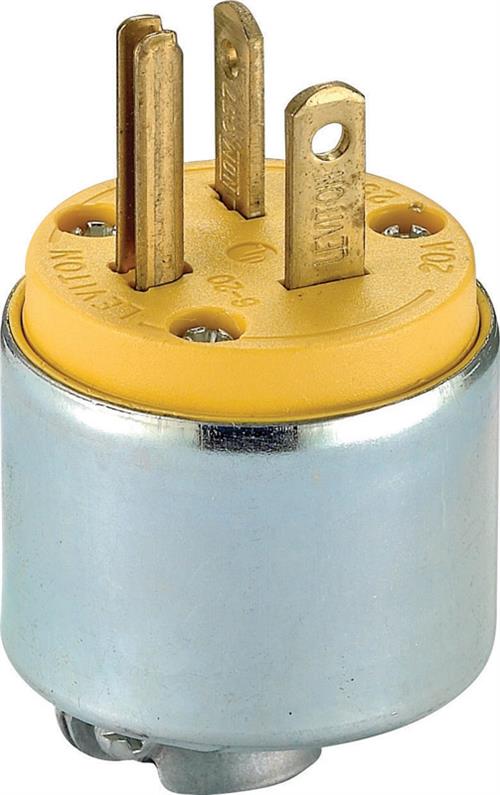 Leviton 620PA Commercial Armored Grounding Plug – TheGardenStore.com