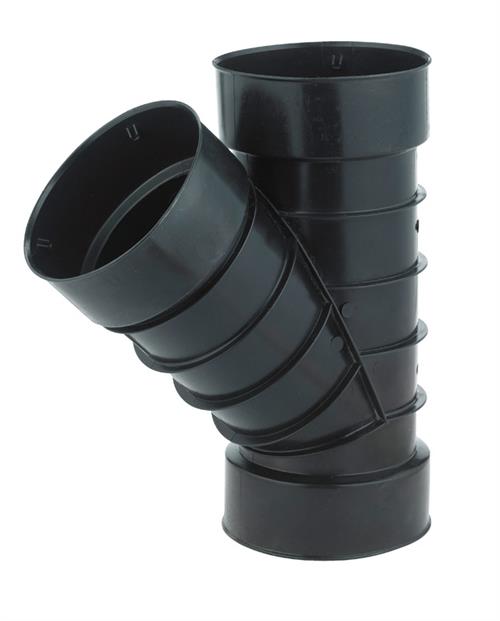 ADS 4 in. Dia. x 4 in. Dia. x 4 in. Dia. Snap-In Polyethylene Wye 0422 ...