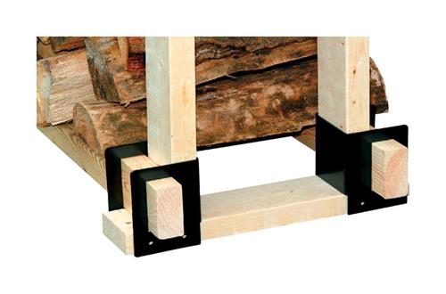 Panacea Log Rack Brackets Set of Four 15211 – TheGardenStore.com