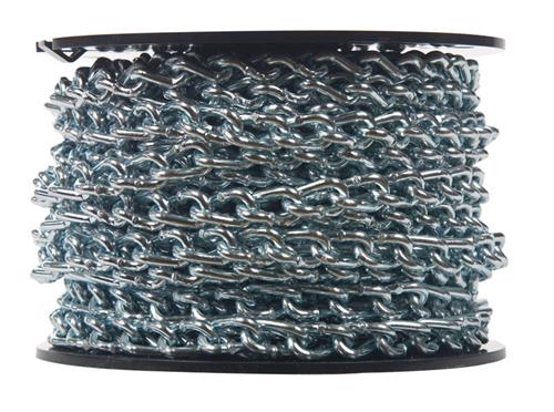 Campbell 2/0 Zinc Plated Twist Link Machine Chain 70 Ft 0722527 ...