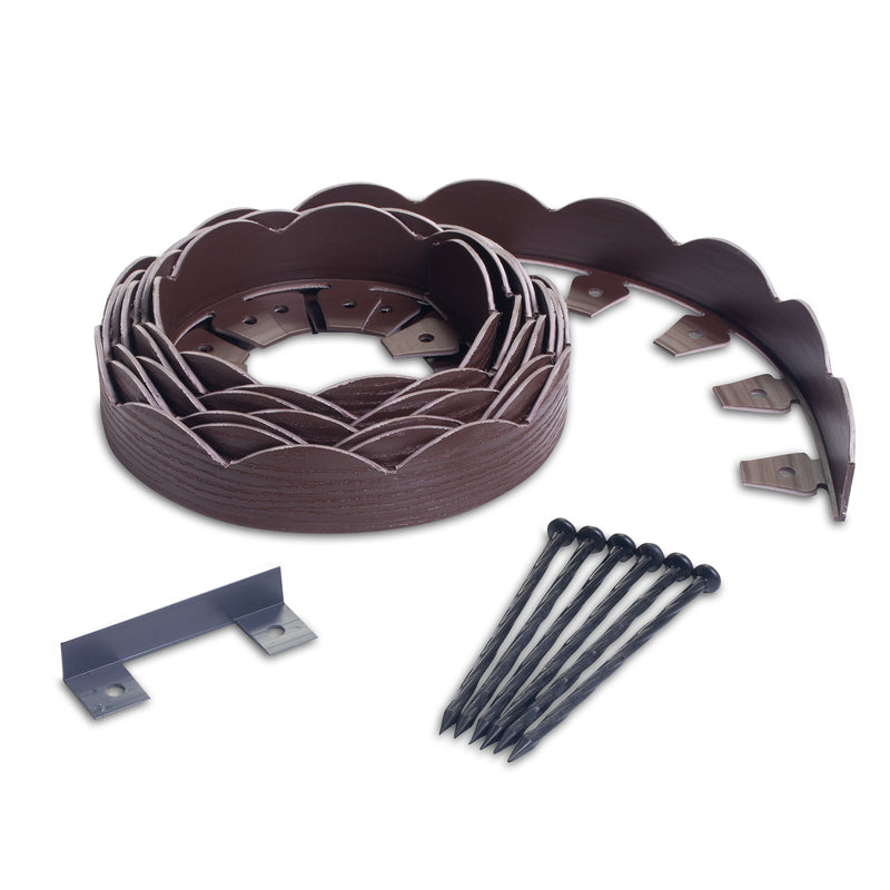 EasyFlex Plastic Brown Landscape Edging Kit 3210BRE-20-3 - Box of 3 ...