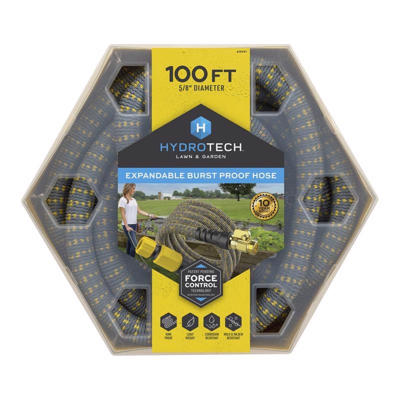 Hydrotech 5/8 in. D X 100 ft. L Medium Duty Lightweight Garden Hose 89 ...
