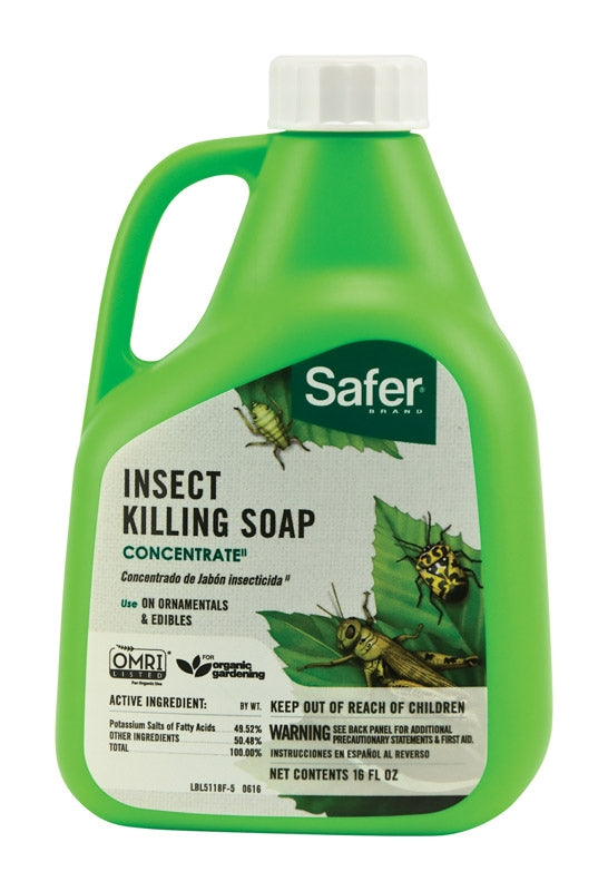 Safer Brand Insect Killing Soap Concentrate 16 oz 5118 – TheGardenStore.com