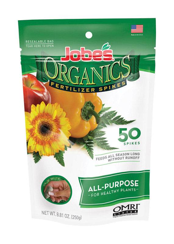 Jobe's Organic Spikes All Purpose Plant Food 50-Pack 06528 ...