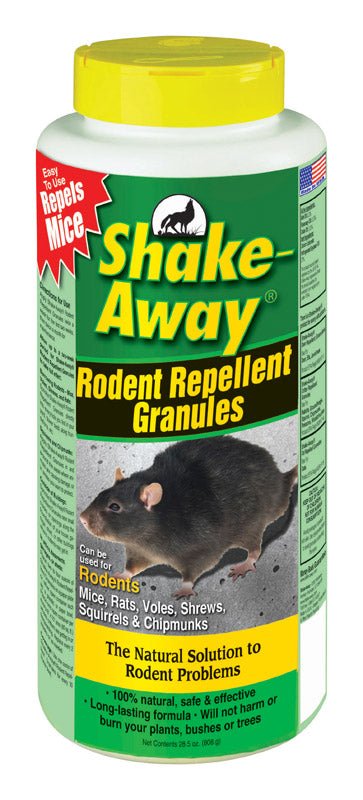 Shake-Away 28.5 Oz Rodent Repellent Granules 2853338 – TheGardenStore.com