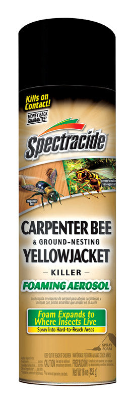 Spectracide Carpenter Bee & Yellow Jacket Killer 16 Oz HG-53371 ...