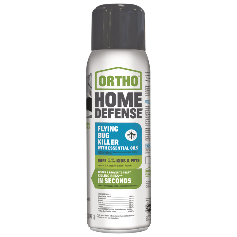 Ortho Home Defense Flying Bug Killer with Essential Oils 14 Oz 0202212 ...