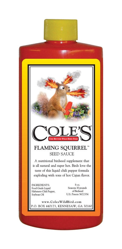 Cole's Flaming Squirrel Seed Sauce 8 Oz FS08 - Box of 12 ...
